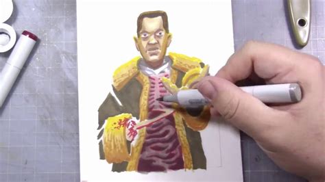 Drawlloween Day 6 Candyman Speed Drawing Youtube