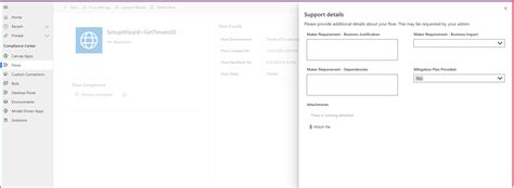 CoE Starter Kit QUESTION No Compliance Parameter Environment Variables For Flows Issue