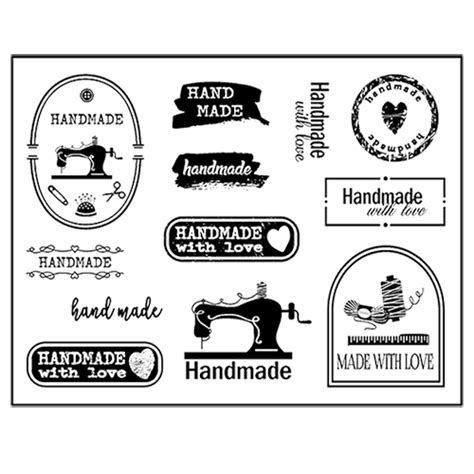 빈티지 핸드메이드 클리어 스탬프 세트 상품 상세정보