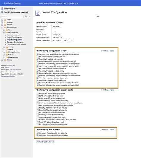 ibm datapower web gui