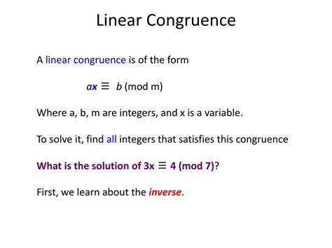 Ppt 22c19 Discrete Math Integers And Modular Arithmetic Powerpoint Presentation Id3236074
