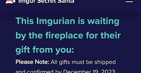 so i got my secret santa match and it is the exact same person to whom