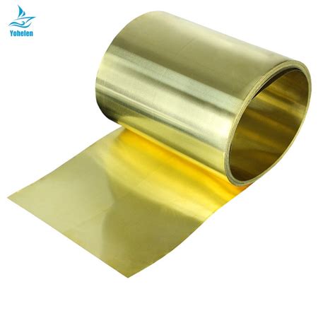 1meterroll Thin Brass Sheet Strip Gold Film High Purity Brass Foil Plate H62 Thick 010203
