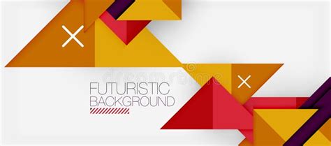 Geometric Vector Abstract Background Design Stock Illustration
