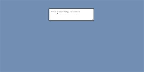 auto expanding textarea codemyui
