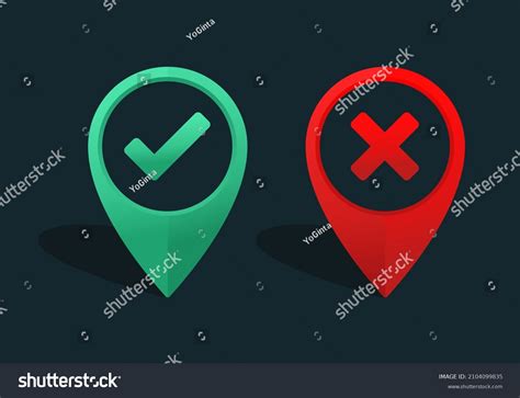 Pointer Map Pin Check Mark Sign Stock Vector Royalty Free Shutterstock