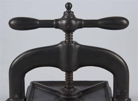 Black Forged Iron Book Press France Early 1900s At 1stdibs