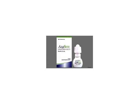 Azasite Azithromycin Ophthalmic Solution 1 2 5 Ml Akorn Rx
