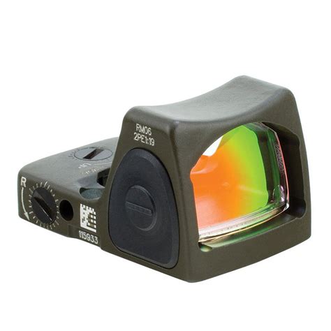 Trijicon Rmr® Rm06 Type 2 Adjustable Led Sight 325 Moa Red Dot Trijicon Rmr® Rm06 Type 2 Adjustable Led Sight 325 Moa Red Dot