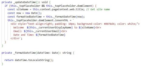 Spfx Application Customizer Example