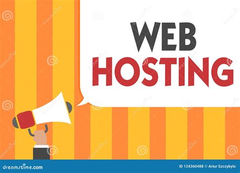 Word Writing Text Web Hosting Business Concept For The Activity Of