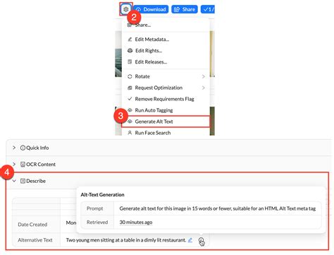 Enable And Use Ai Generated Alternative Text Mediagraph™