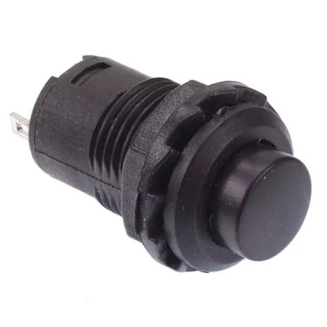 BLACK ON OFF LATCHING Push Button Switch Locking Car Dash Boat 12V 2 59 PicClick UK