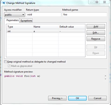Java Add Annotation While Changing Method Signature In Eclipse