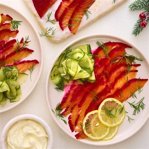 Beetroot And Ginger Cured Salmon Recipe Schwartz