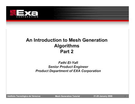 Pdf An Introduction To Mesh Generation Algorithms Part Itverelementos Finitos