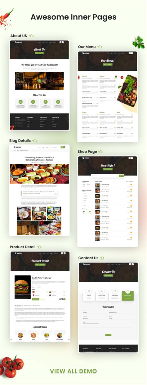 Swigo Fast Food And Restaurant React Tailwind Css Template Templatelelo