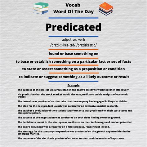 Predicated R Vocabwordoftheday