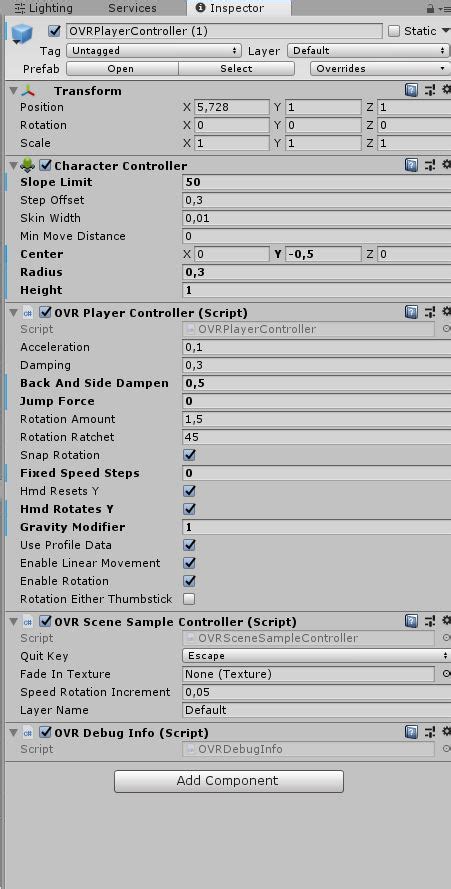 Having Problems In Unity When Grabbing Objects My Ovrcontroller Runs