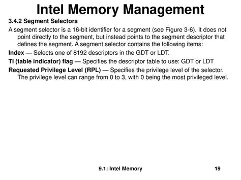 Intels View Of Memory Management Ppt Download