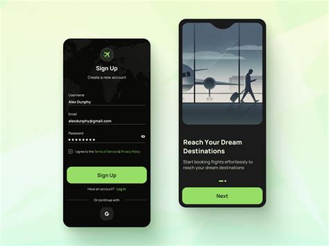 Onboarding Screen Mobile App Flight Ticket Booking By Octet Design