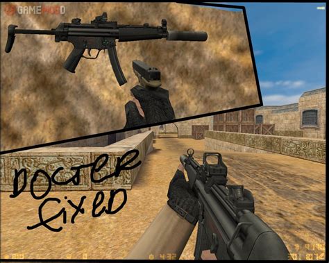 Tactical Mp5 For Tmp Fixed Cs 16 Skins Weapons Tmp Gamemodd