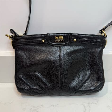 Coach Bags Coach Black Leather Crossbody Bag Poshmark