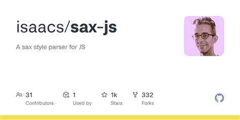 Github Isaacs Sax Js A Sax Style Parser For Js
