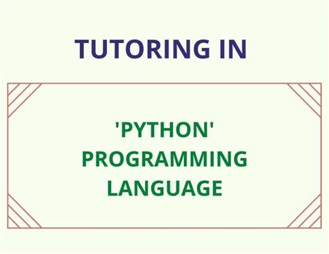 Teach You Python Programming By Satish1982 Fiverr