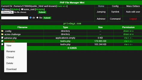 Php Hidden File Manager Mini Symlink