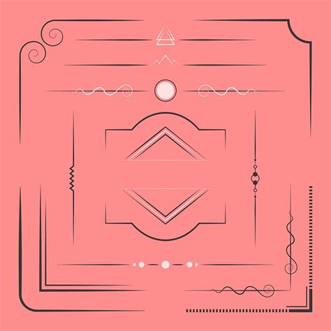 Set Of Design Elements Vector Premium Vector Rawpixel