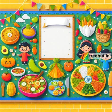Indian Food Bulletin Board Ideas Door Posters And Classroom Activities