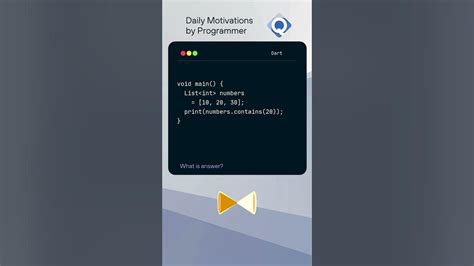 Dart Programming Quiz Test Your Skills In 15 Seconds Flutter Youtube