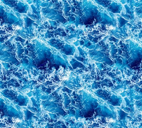 Deep Blue Ocean Water Seamless Background — Drypdesigns