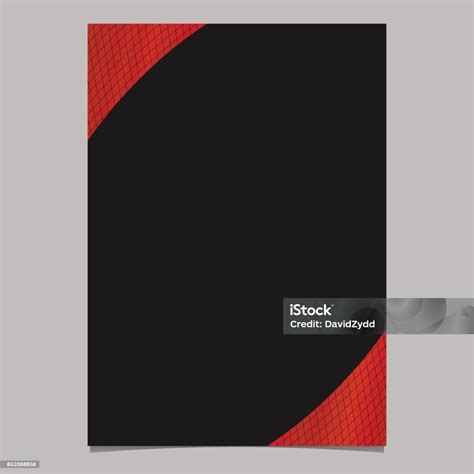 Abstract Gradient Curved Grid Brochure Flyer Template Vector Poster