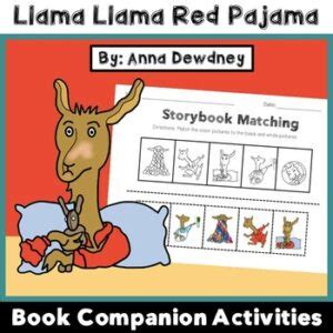 Llama Llama Red Pajama Activities The Cheekycherubs