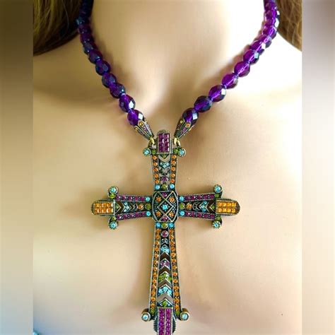 Heidi Daus Jewelry Heidi Daus Exquisite Epiphany Cross Vintageswarovski Crystals Necklace
