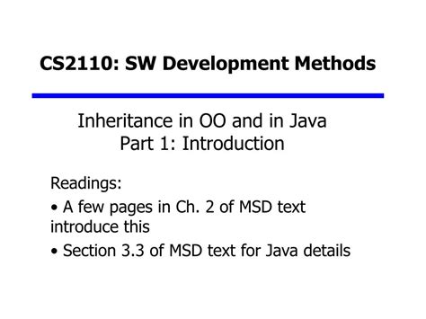 Ppt Cs2110 Sw Development Methods Powerpoint Presentation Free