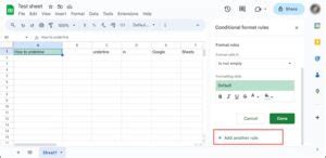 Easy Ways To Underline In Google Sheets