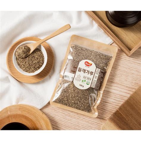 100 Korean Perilla Powder For Korean Dishes Korean Food Stew Soup