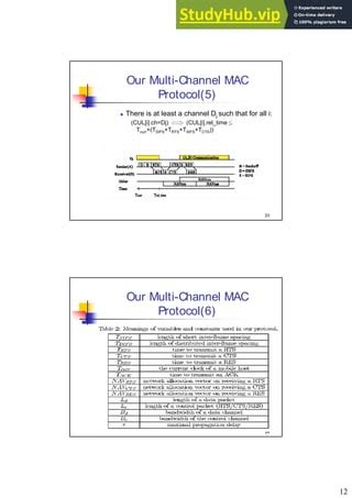 A New Multi Channel MAC Protocol With On Demand Channel Assignment For Multi Hop Mobile Ad Hoc
