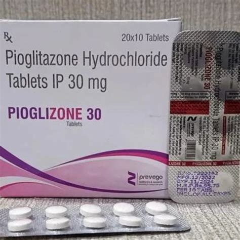 Pioglitazone 30 Mg Tablets At Rs 1960 Box In Surat Id 2851728551897