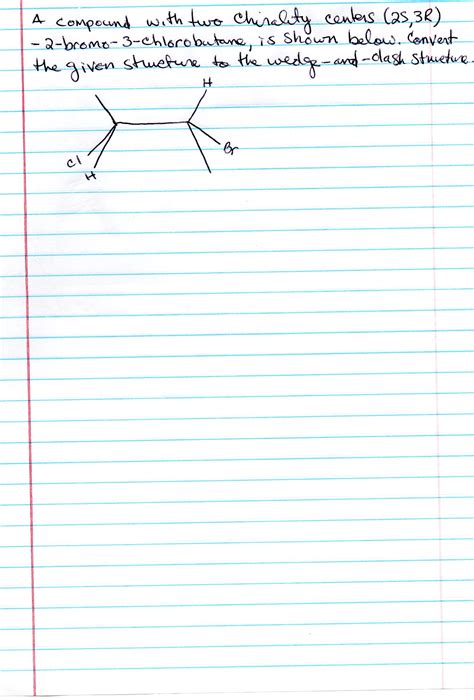 Solved A Compound With Two Chirality Centers 2s 3r