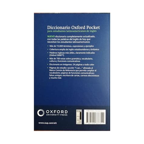 Diccionario Oxford Pocket Para Estudiantes Latinoamericanos