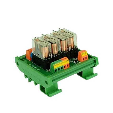 4 Way Omron Relay Transfer Board PNP NPN Universal Module DC PLC Amplifier Board Output Board