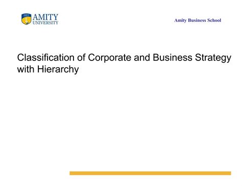 Module 1 Classification Hierarchy In Organisationspptx