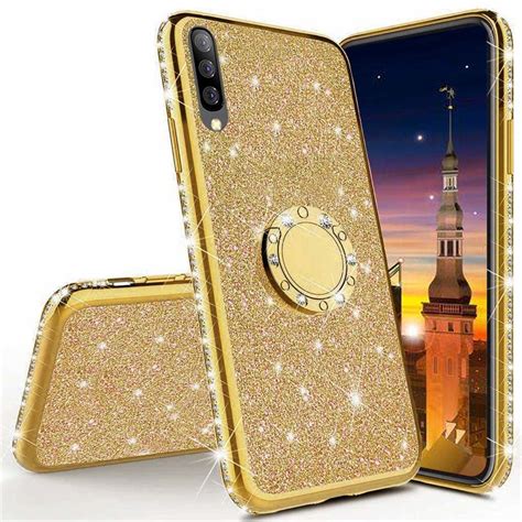 Etui Diamond Ring Brokat XIAOMI MI 9 SE złote MI 9 SE Xiaomi Etui do telefonów Akcesoria