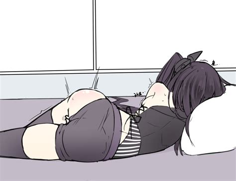 Rule Absurdres Architect Girls Frontline Ass Asymmetrical Shorts Back Backboob Bad