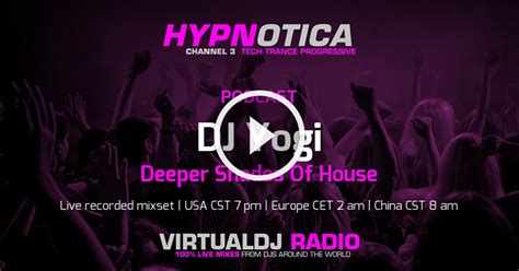 Dj Da Bomb Jack Mon September 8th 2023 0 Utc Hypnotica Podcast Virtualdj Radio