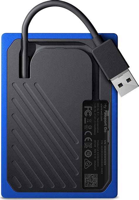 SSD-накопитель USB 500GB WD My Passport Go Blue (WDBMCG5000ABT-WESN ...